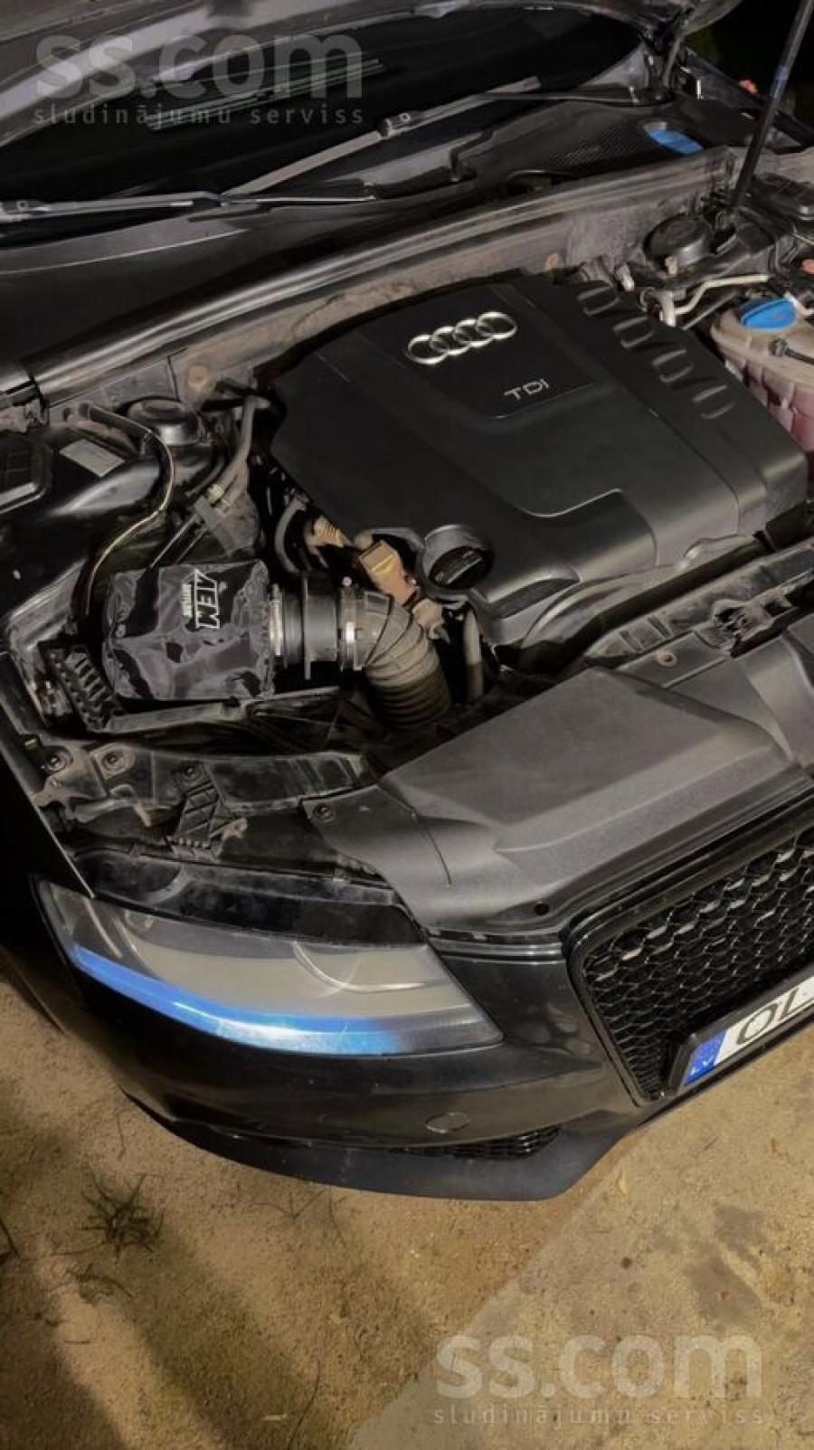 Black Audi A4 2010 in Tukums, with an engine capacity of 2.00 L and mileage of 437 thousand km for 4500 €, photo 9 on AUTOMOTO.COM.LV
