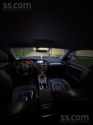 Black Audi A4 2010 in Tukums, with an engine capacity of 2.00 L and mileage of 437 thousand km for 4500 €, photo 10 on AUTOMOTO.COM.LV