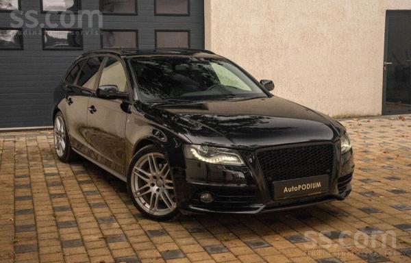 Black Audi A4 2010 in Riga, with an engine capacity of 3.00 L and mileage of 342 thousand km for 6450 €, photo 9 on AUTOMOTO.COM.LV
