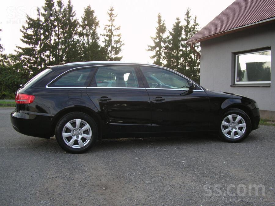 Black Audi A4 2010 in Riga, with an engine capacity of 2.00 L and mileage of 0 thousand km for 6950 €, photo 4 on AUTOMOTO.COM.LV