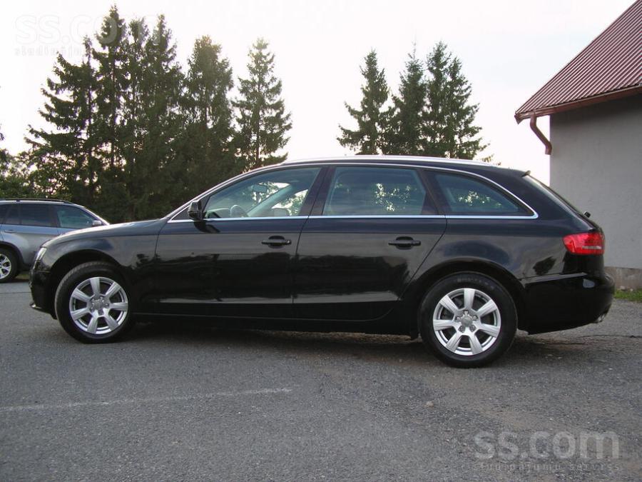 Black Audi A4 2010 in Riga, with an engine capacity of 2.00 L and mileage of 0 thousand km for 6950 €, photo 5 on AUTOMOTO.COM.LV