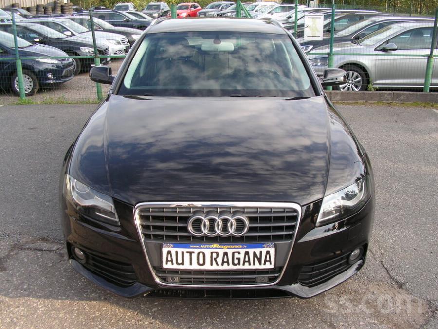 Black Audi A4 2010 in Riga, with an engine capacity of 2.00 L and mileage of 0 thousand km for 6950 €, photo 6 on AUTOMOTO.COM.LV