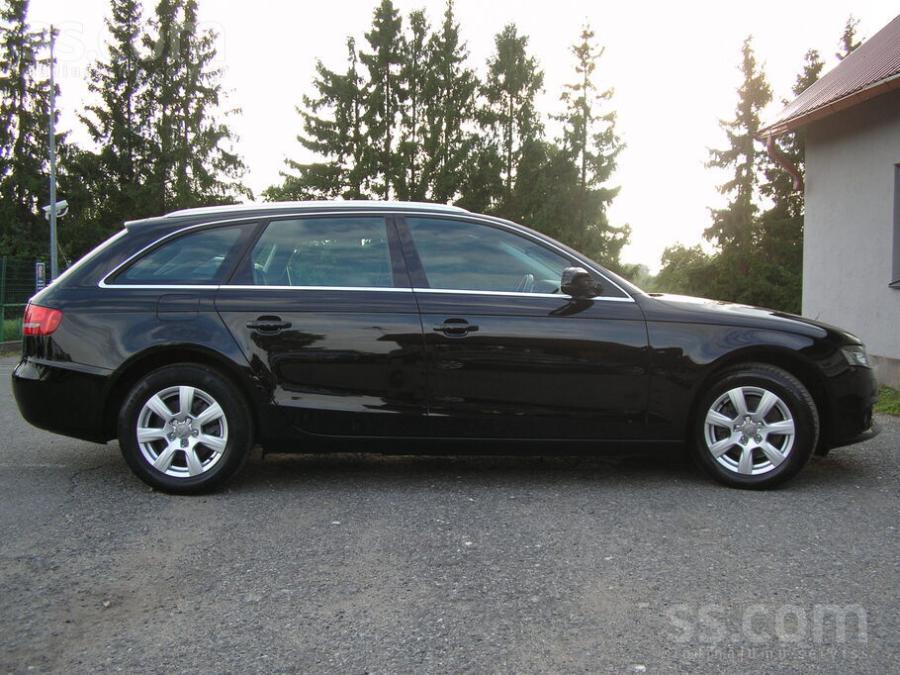 Black Audi A4 2010 in Riga, with an engine capacity of 2.00 L and mileage of 0 thousand km for 6950 €, photo 8 on AUTOMOTO.COM.LV