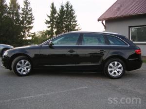 Black Audi A4 2010 in Riga, with an engine capacity of 2.00 L and mileage of 0 thousand km for 6950 €, photo 9 on AUTOMOTO.COM.LV