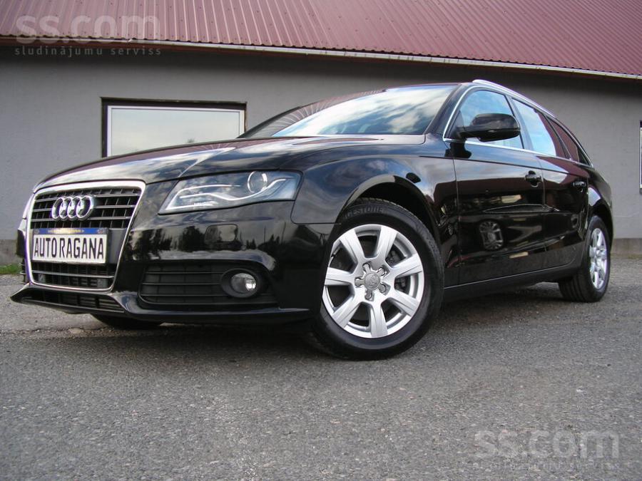 Black Audi A4 2010 in Riga, with an engine capacity of 2.00 L and mileage of 0 thousand km for 6950 €, photo 10 on AUTOMOTO.COM.LV