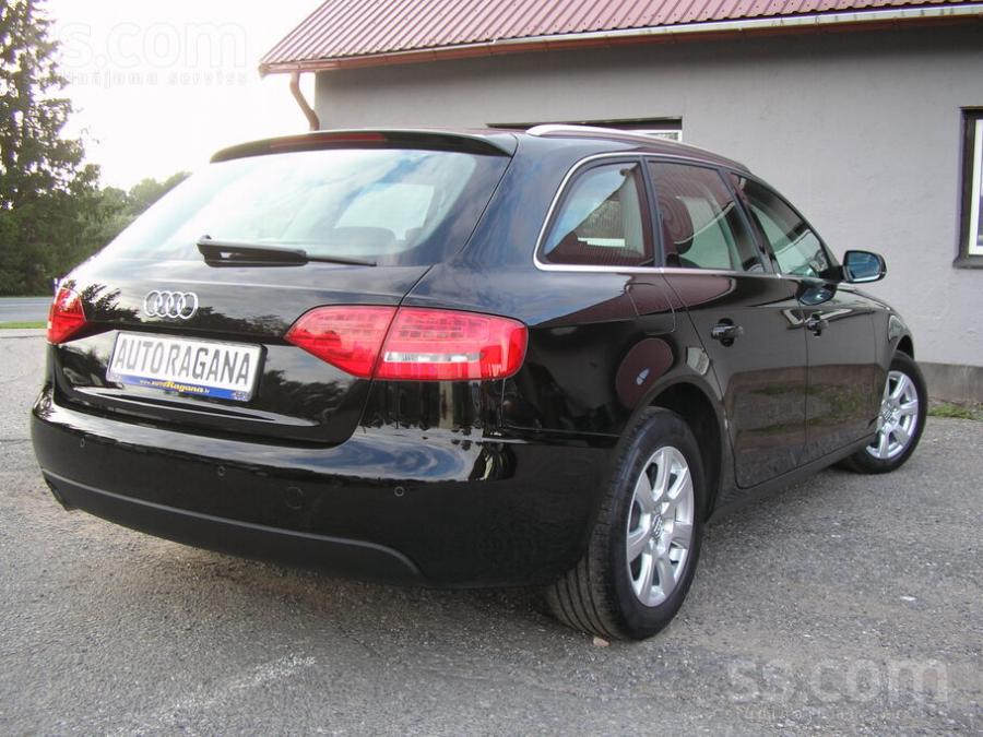 Black Audi A4 2010 in Riga, with an engine capacity of 2.00 L and mileage of 0 thousand km for 6950 €, photo 11 on AUTOMOTO.COM.LV