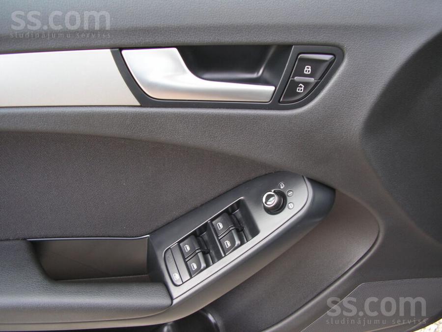 Black Audi A4 2010 in Riga, with an engine capacity of 2.00 L and mileage of 0 thousand km for 6950 €, photo 18 on AUTOMOTO.COM.LV