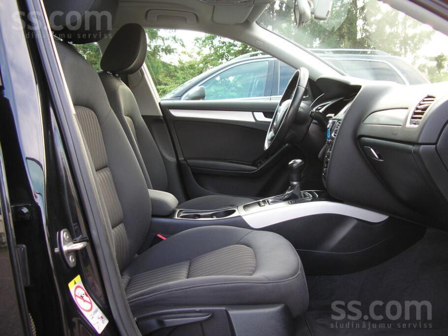 Black Audi A4 2010 in Riga, with an engine capacity of 2.00 L and mileage of 0 thousand km for 6950 €, photo 24 on AUTOMOTO.COM.LV