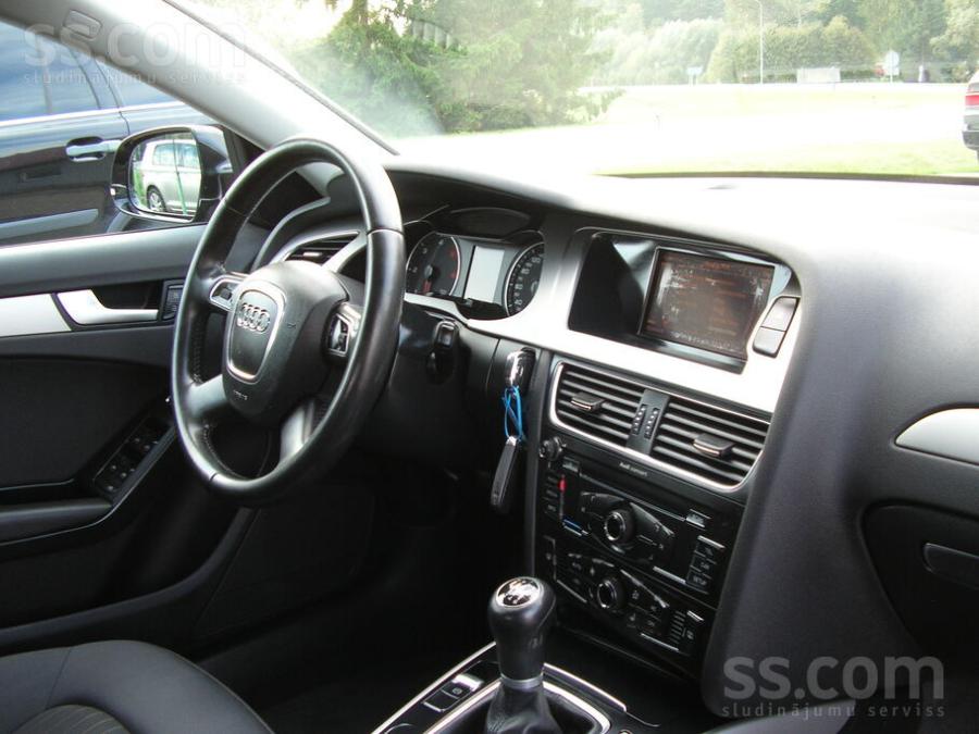 Black Audi A4 2010 in Riga, with an engine capacity of 2.00 L and mileage of 0 thousand km for 6950 €, photo 25 on AUTOMOTO.COM.LV