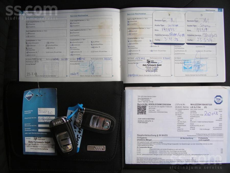 Black Audi A4 2010 in Riga, with an engine capacity of 2.00 L and mileage of 0 thousand km for 6950 €, photo 29 on AUTOMOTO.COM.LV