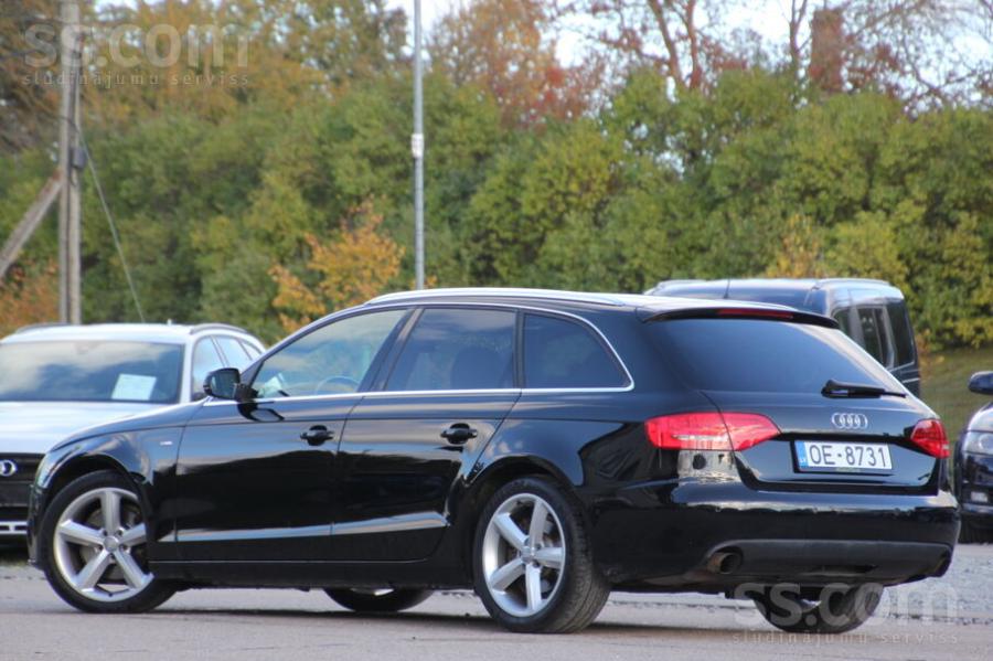 Melns Audi A4 2010 Tukums, ar dzinēja tilpumu 2.00 L un nobraukumu 200 tūkst. km par 7200 €, foto 4 vietnē AUTOMOTO.COM.LV