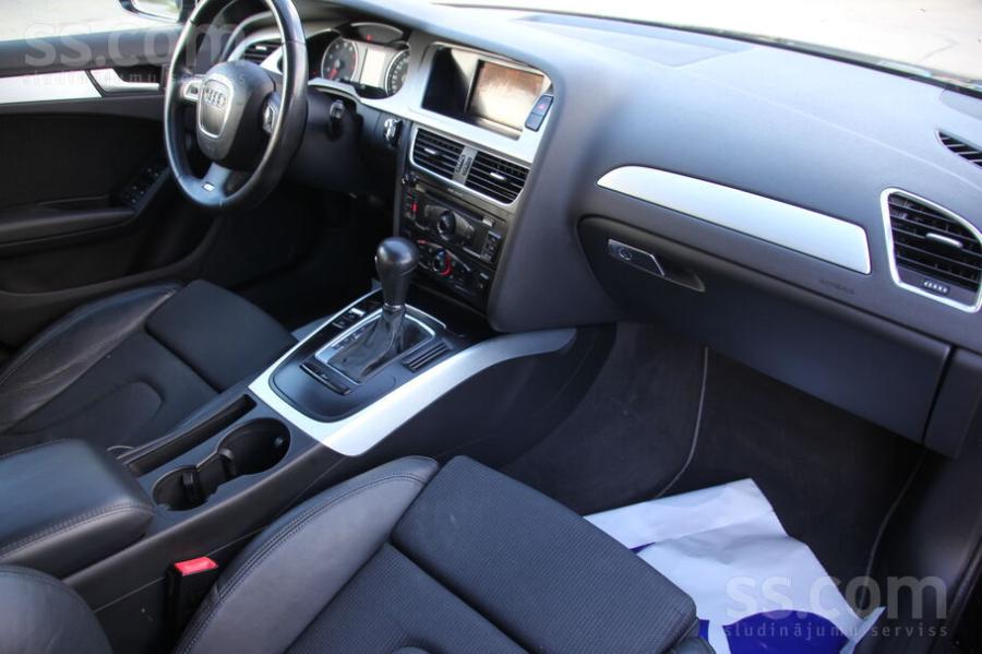 Melns Audi A4 2010 Tukums, ar dzinēja tilpumu 2.00 L un nobraukumu 200 tūkst. km par 7200 €, foto 12 vietnē AUTOMOTO.COM.LV