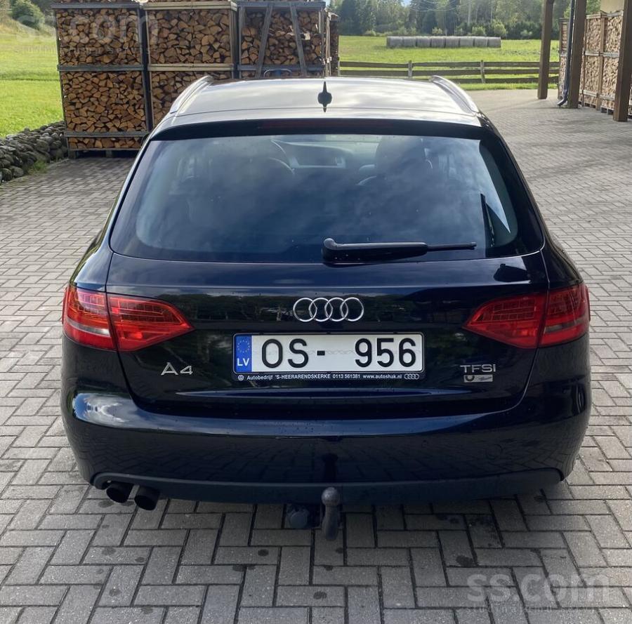 Black Audi A4 2010 in Cesis, with an engine capacity of 1.80 L and mileage of 320 thousand km for 4400 €, photo 7 on AUTOMOTO.COM.LV