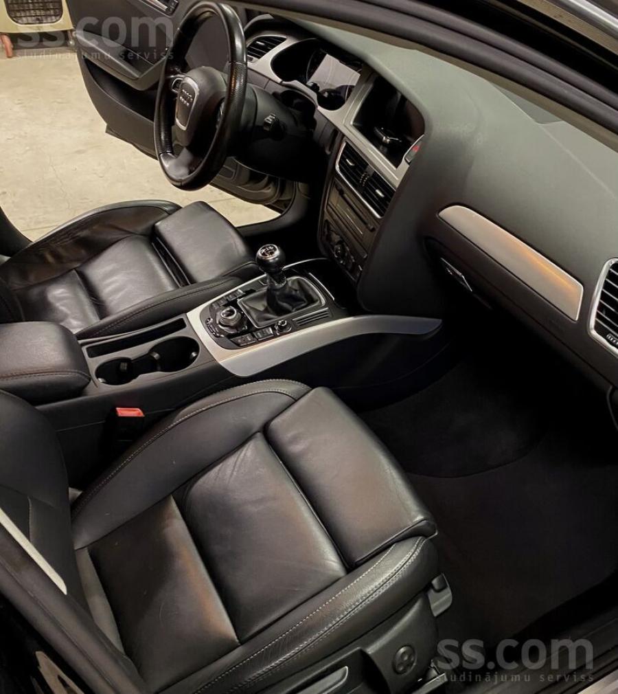 Black Audi A4 2010 in Cesis, with an engine capacity of 1.80 L and mileage of 320 thousand km for 4400 €, photo 11 on AUTOMOTO.COM.LV