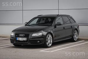 Melns Audi A4 2010 Rīga, ar dzinēja tilpumu 3.00 L un nobraukumu 379 tūkst. km par 6950 €, foto  vietnē AUTOMOTO.COM.LV
