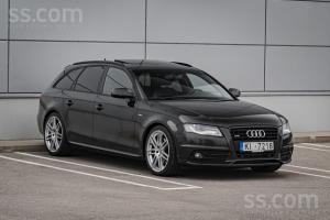 Black Audi A4 2010 in Riga, with an engine capacity of 3.00 L and mileage of 379 thousand km for 6950 €, photo 4 on AUTOMOTO.COM.LV