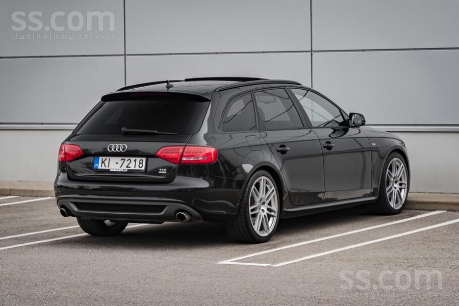 Black Audi A4 2010 in Riga, with an engine capacity of 3.00 L and mileage of 379 thousand km for 6950 €, photo 5 on AUTOMOTO.COM.LV