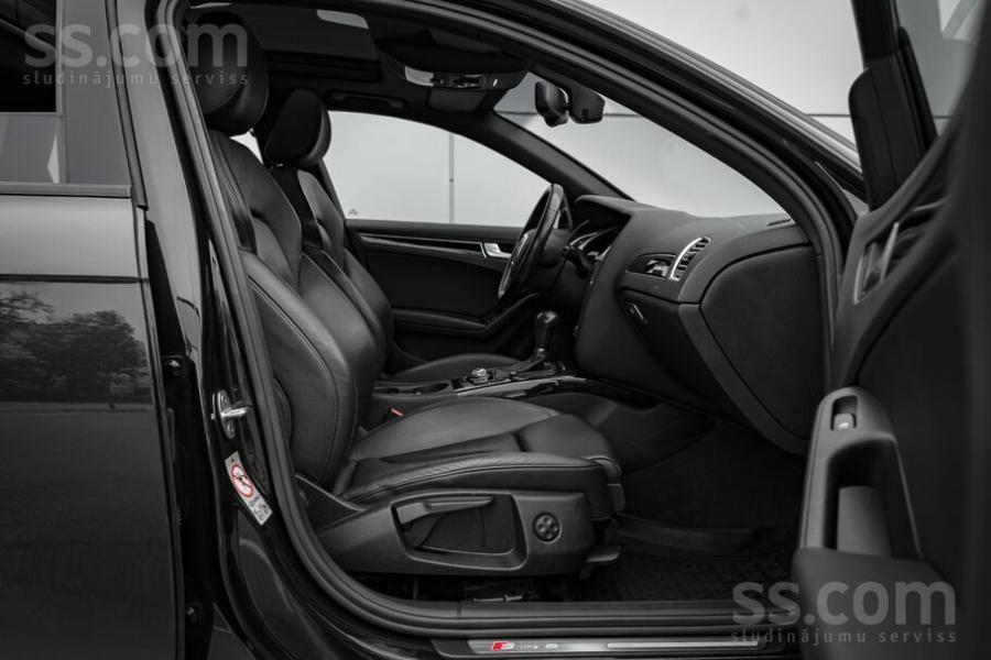 Black Audi A4 2010 in Riga, with an engine capacity of 3.00 L and mileage of 379 thousand km for 6950 €, photo 12 on AUTOMOTO.COM.LV