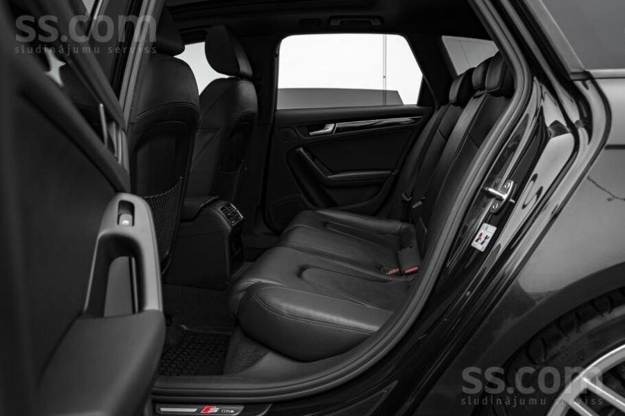 Black Audi A4 2010 in Riga, with an engine capacity of 3.00 L and mileage of 379 thousand km for 6950 €, photo 13 on AUTOMOTO.COM.LV