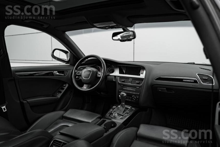 Black Audi A4 2010 in Riga, with an engine capacity of 3.00 L and mileage of 379 thousand km for 6950 €, photo 17 on AUTOMOTO.COM.LV