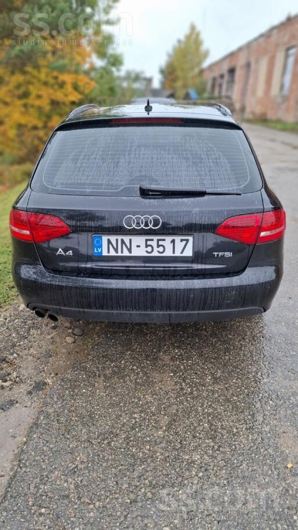 Black Audi A4 2010 in Aluksne, with an engine capacity of 1.80 L and mileage of 186 thousand km for 4150 €, photo 4 on AUTOMOTO.COM.LV