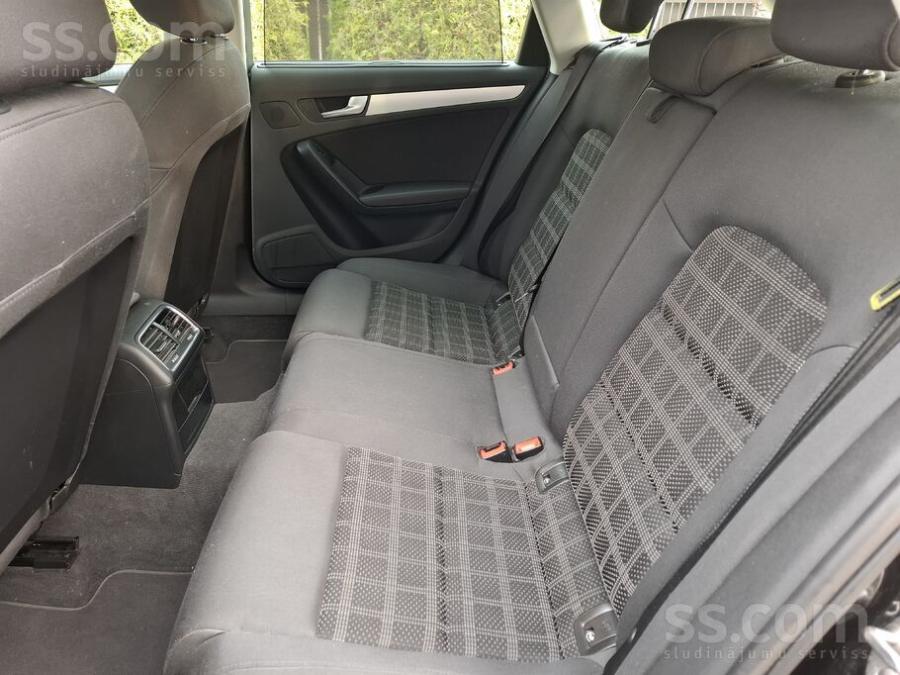 Black Audi A4 2010 in Talsi, with an engine capacity of 2.00 L and mileage of 305 thousand km for 5900 €, photo 16 on AUTOMOTO.COM.LV