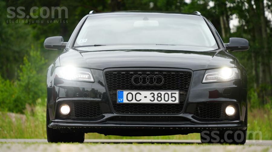 Black Audi A4 2011 in Riga, with an engine capacity of 2.00 L and mileage of 0 thousand km for 5999 €, photo 3 on AUTOMOTO.COM.LV