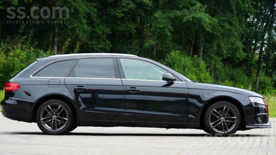 Black Audi A4 2011 in Riga, with an engine capacity of 2.00 L and mileage of 0 thousand km for 5999 €, photo 5 on AUTOMOTO.COM.LV