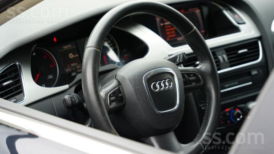 Black Audi A4 2011 in Riga, with an engine capacity of 2.00 L and mileage of 0 thousand km for 5999 €, photo 10 on AUTOMOTO.COM.LV