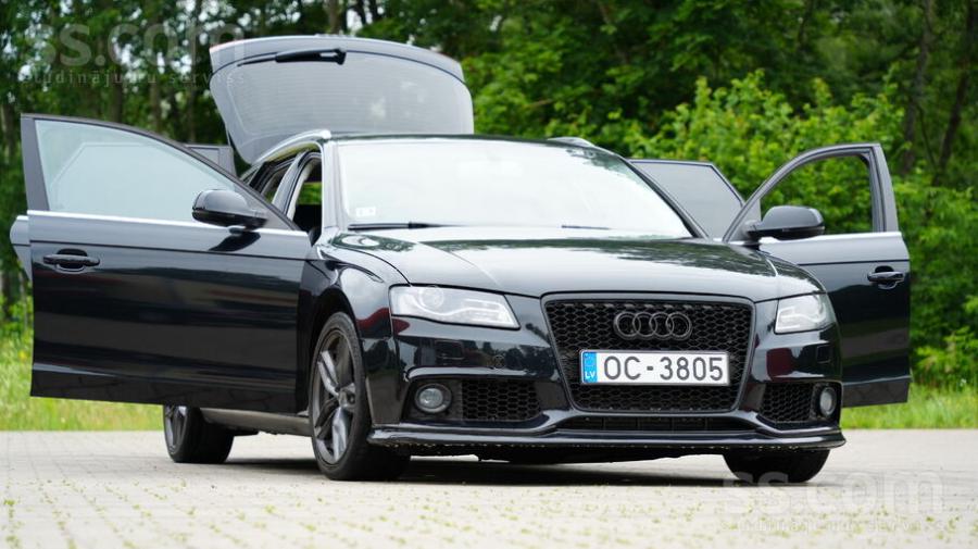 Black Audi A4 2011 in Riga, with an engine capacity of 2.00 L and mileage of 0 thousand km for 5999 €, photo 11 on AUTOMOTO.COM.LV