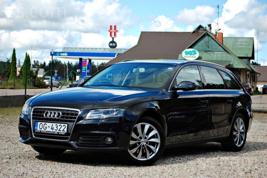 Melns Audi A4 2011 Tukums, ar dzinēja tilpumu 2.00 L un nobraukumu 289 tūkst. km par 6900 €, foto 1 vietnē AUTOMOTO.COM.LV