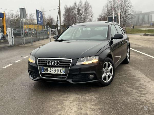 Black Audi A4 2011 in Panevezys, with an engine capacity of 1.97 L and mileage of 306 thousand km for 4490 €, photo 1 on AUTOMOTO.COM.LV