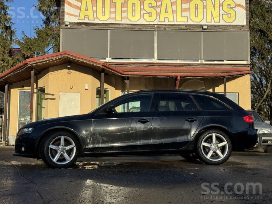 Black Audi A4 2011 in Riga, with an engine capacity of 2.00 L and mileage of 215 thousand km for 8250 €, photo 1 on AUTOMOTO.COM.LV
