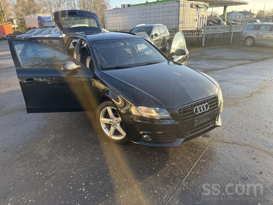 Black Audi A4 2011 in Riga, with an engine capacity of 2.00 L and mileage of 215 thousand km for 8250 €, photo 18 on AUTOMOTO.COM.LV