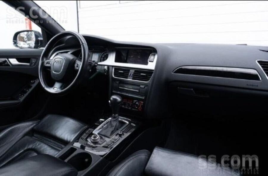 Black Audi A4 2011 in Riga, with an engine capacity of 2.70 L and mileage of 345 thousand km for 7000 €, photo 8 on AUTOMOTO.COM.LV
