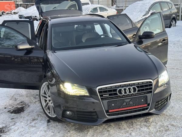Black Audi A4 2011 in Riga, with an engine capacity of 2.00 L and mileage of 189 thousand km for 9750 €, photo 1 on AUTOMOTO.COM.LV