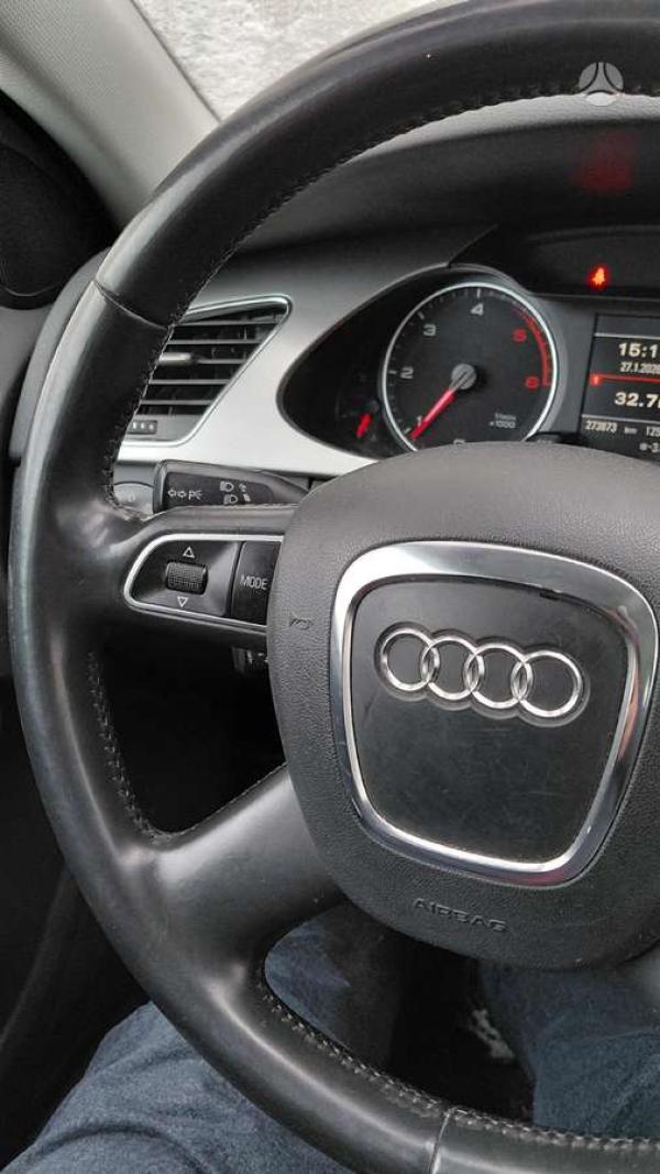 Black Audi A4 2011 in Kaunas, with an engine capacity of 1.97 L and mileage of 273 thousand km for 6200 €, photo 9 on AUTOMOTO.COM.LV