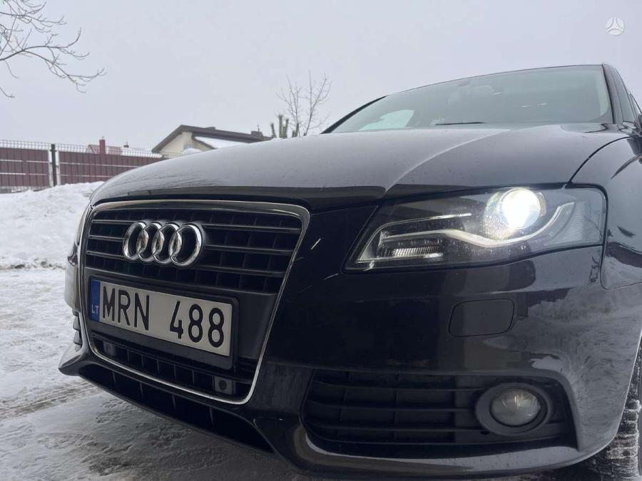 Black Audi A4 2011 in Siauliai, with an engine capacity of 1.97 L and mileage of 259 thousand km for 5350 €, photo 24 on AUTOMOTO.COM.LV