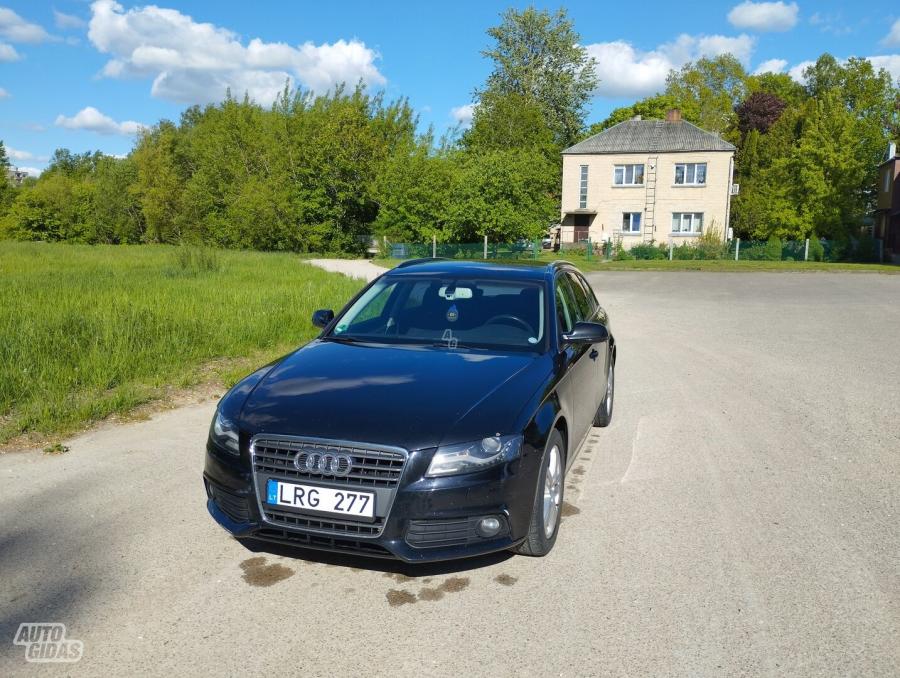 Black Audi A4 2011 in Mazeikiai, with an engine capacity of 2.00 L and mileage of 318 thousand km for 4200 €, photo 1 on AUTOMOTO.COM.LV