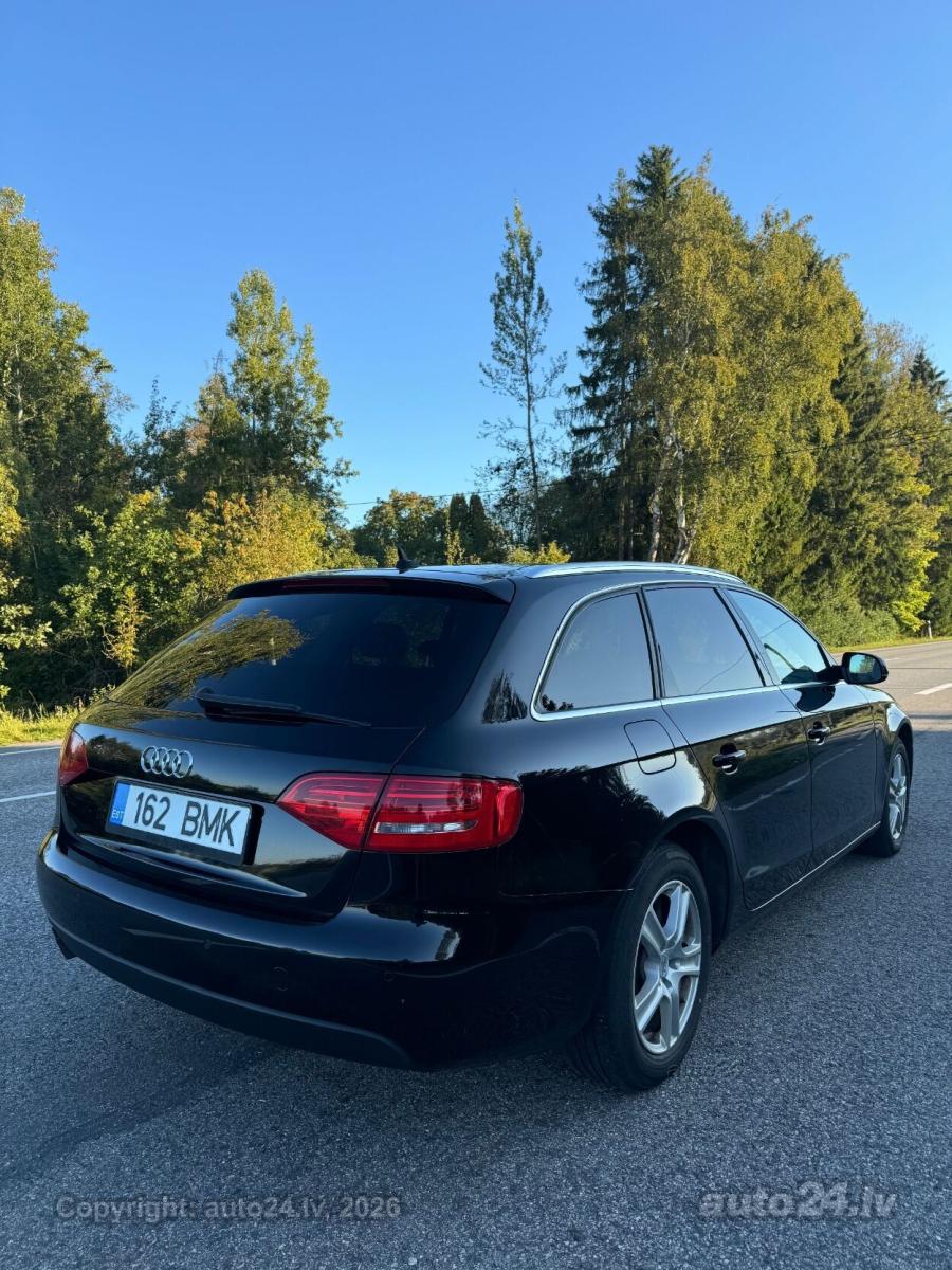 Black Audi A4 2011 in Tartu, with an engine capacity of 2.00 L and mileage of 293 thousand km for 5400 €, photo 4 on AUTOMOTO.COM.LV