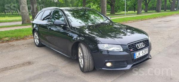 Black Audi A4 2011 in Valmiera, with an engine capacity of 2.00 L and mileage of 347 thousand km for 7900 €, photo 1 on AUTOMOTO.COM.LV