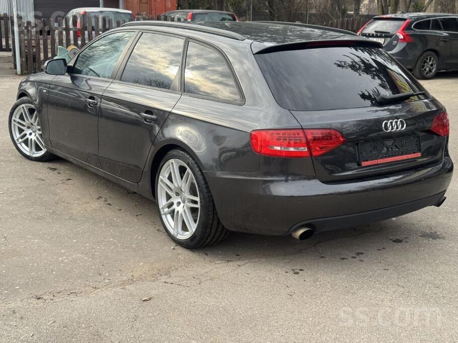 Black Audi A4 2011 in Riga, with an engine capacity of 2.00 L and mileage of 189 thousand km for 7550 €, photo 3 on AUTOMOTO.COM.LV