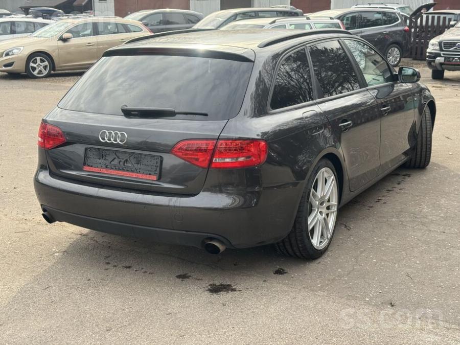 Black Audi A4 2011 in Riga, with an engine capacity of 2.00 L and mileage of 189 thousand km for 7550 €, photo 5 on AUTOMOTO.COM.LV