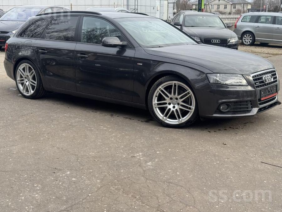 Black Audi A4 2011 in Riga, with an engine capacity of 2.00 L and mileage of 189 thousand km for 7550 €, photo 6 on AUTOMOTO.COM.LV