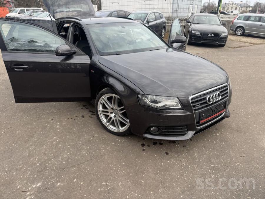 Black Audi A4 2011 in Riga, with an engine capacity of 2.00 L and mileage of 189 thousand km for 7550 €, photo 8 on AUTOMOTO.COM.LV