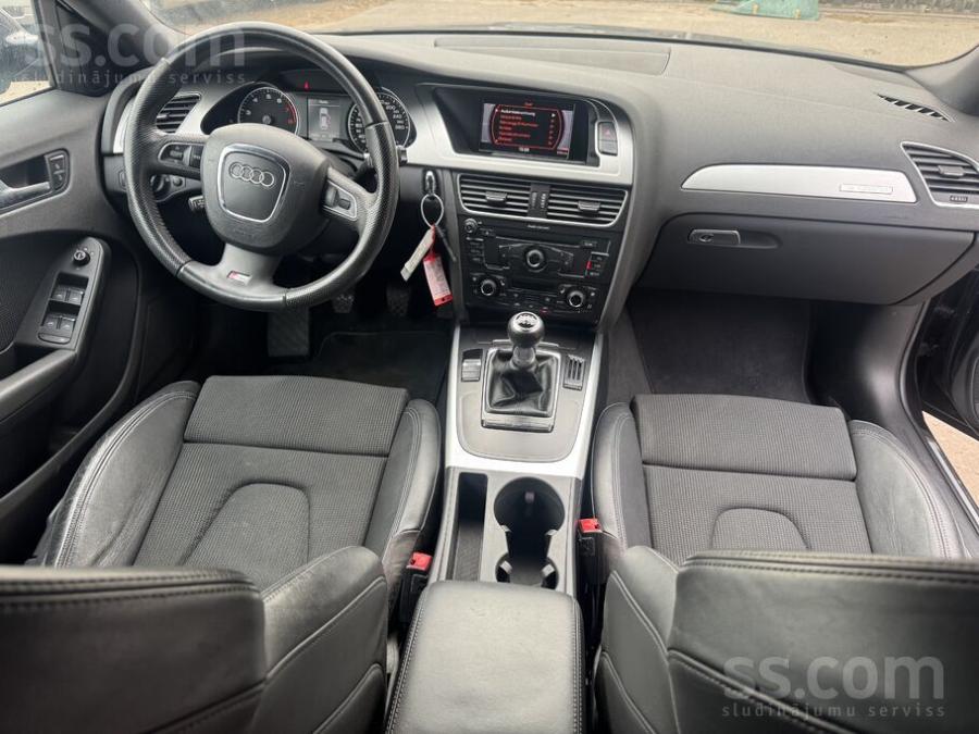 Black Audi A4 2011 in Riga, with an engine capacity of 2.00 L and mileage of 189 thousand km for 7550 €, photo 20 on AUTOMOTO.COM.LV