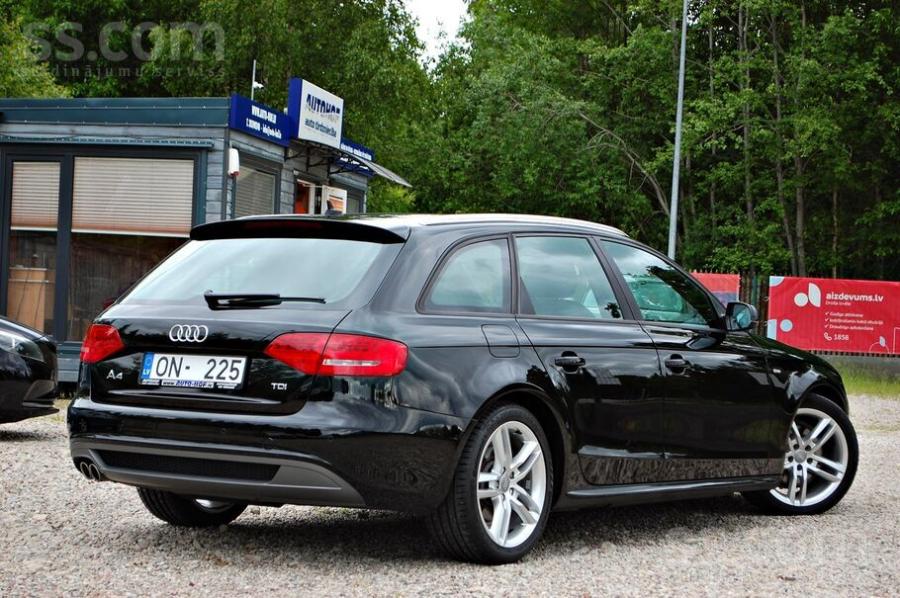 Melns Audi A4 2011 Tukums, ar dzinēja tilpumu 2.00 L un nobraukumu 323 tūkst. km par 6900 €, foto 3 vietnē AUTOMOTO.COM.LV