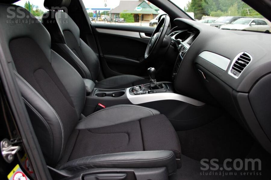 Melns Audi A4 2011 Tukums, ar dzinēja tilpumu 2.00 L un nobraukumu 323 tūkst. km par 6900 €, foto 6 vietnē AUTOMOTO.COM.LV
