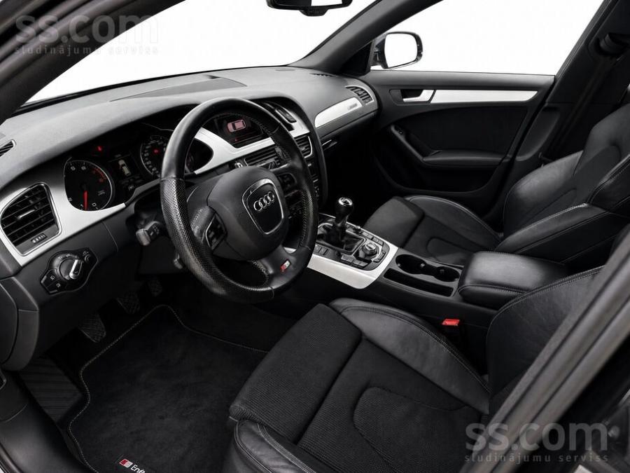 Black Audi A4 2011 in Riga, with an engine capacity of 2.00 L and mileage of 238 thousand km for 8900 €, photo 8 on AUTOMOTO.COM.LV