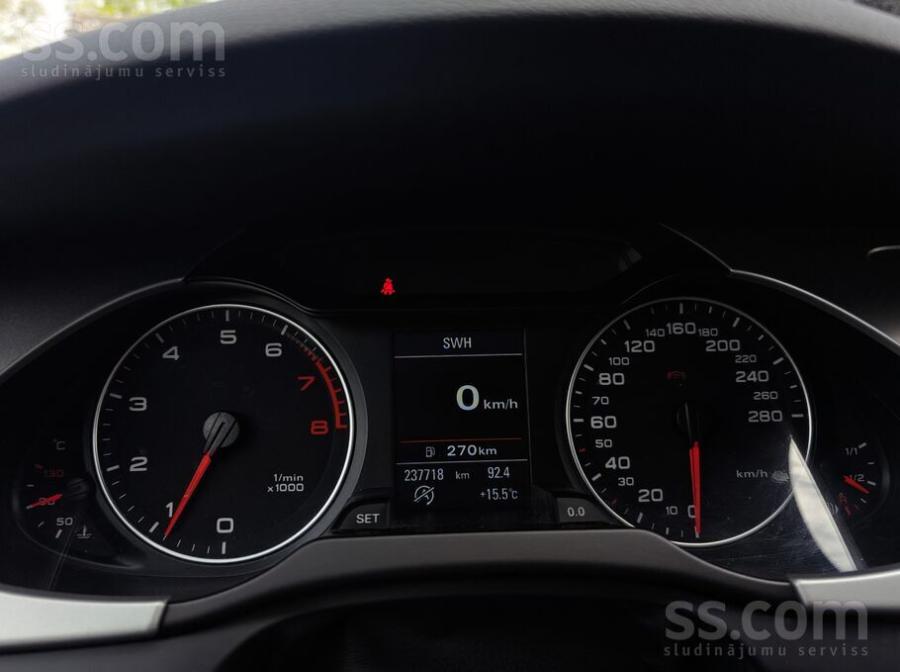 Black Audi A4 2011 in Riga, with an engine capacity of 2.00 L and mileage of 238 thousand km for 8900 €, photo 21 on AUTOMOTO.COM.LV